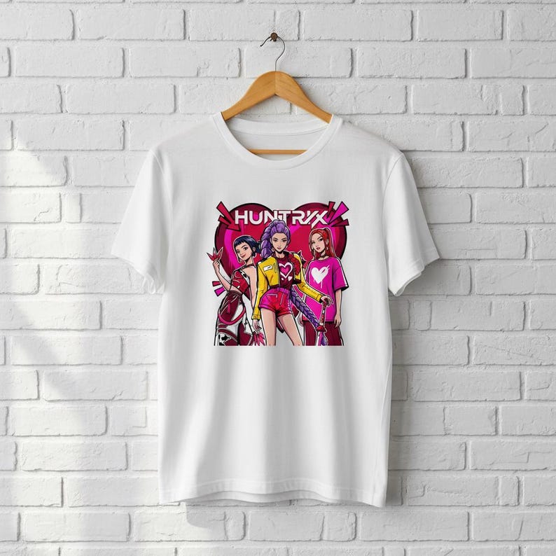 Kpop Valentine Huntrix PNG Bundle, Kpop Demon Hunters Anime, Saja Girls ...