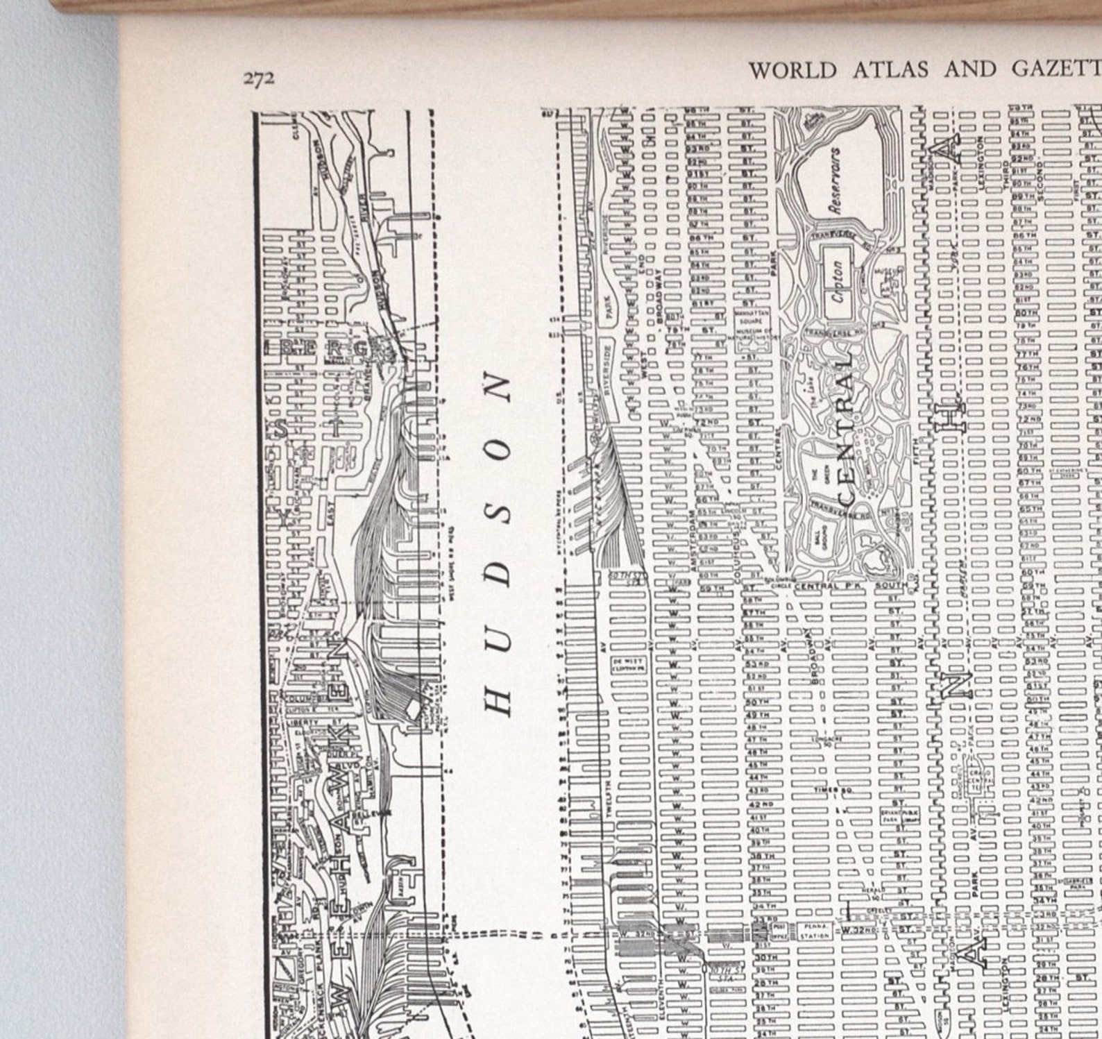 Antique 1930s Map of Lower Manhattan Downtown New York City - Etsy UK