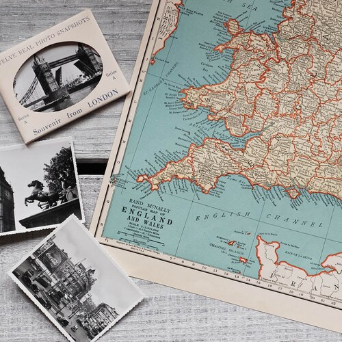 London England Map Large Vintage Historic Old 1807 Antique | Etsy