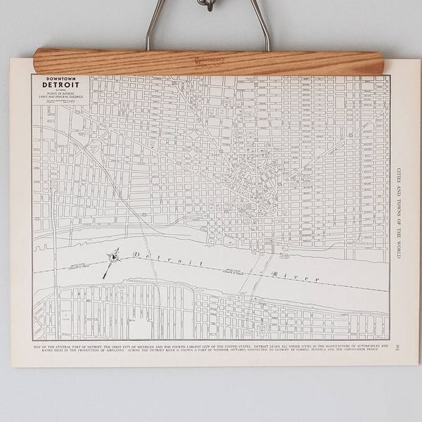 Antique Street Map - Etsy