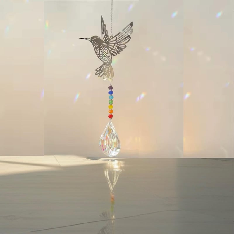 Hummingbird Crystal - Etsy