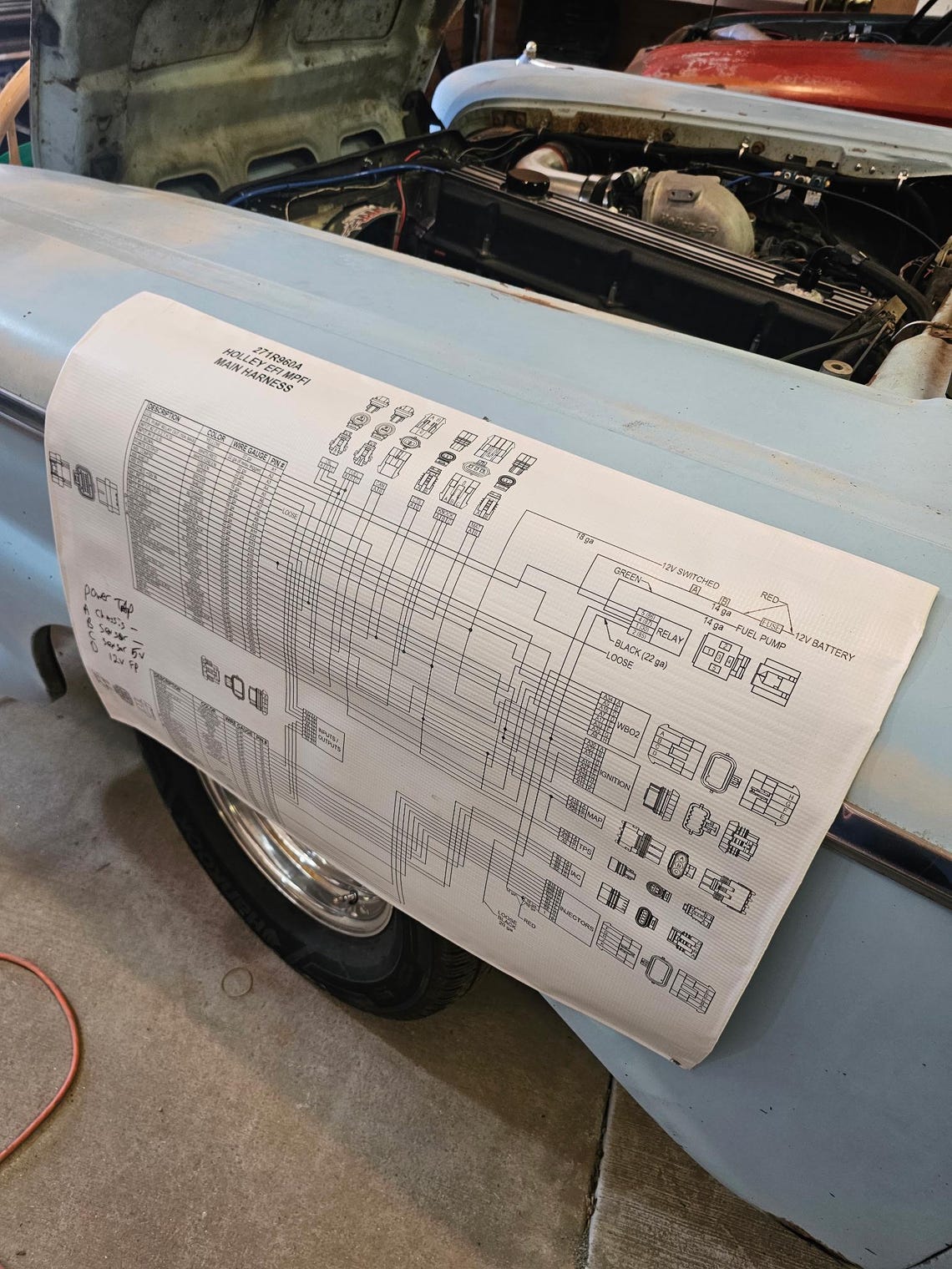 Holley EFI Wiring Diagram - Etsy