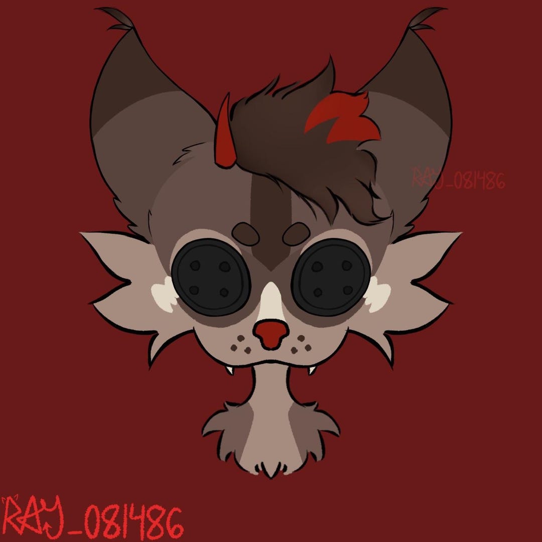 Custom Furry Button Eye Art Commisions(unshaded Version) - Etsy