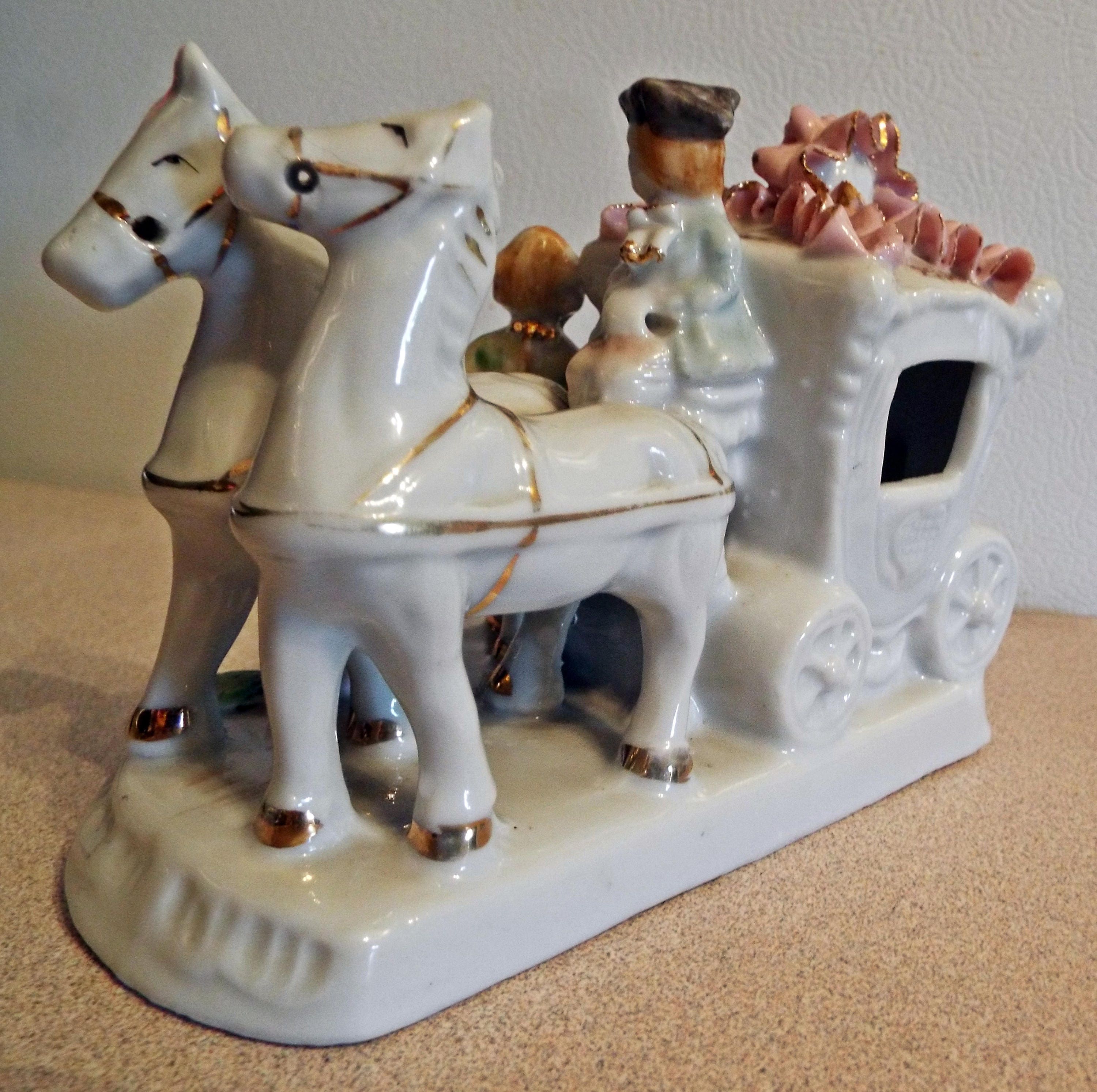 Bone China Carriage Hand Painted Royal Japan - Etsy