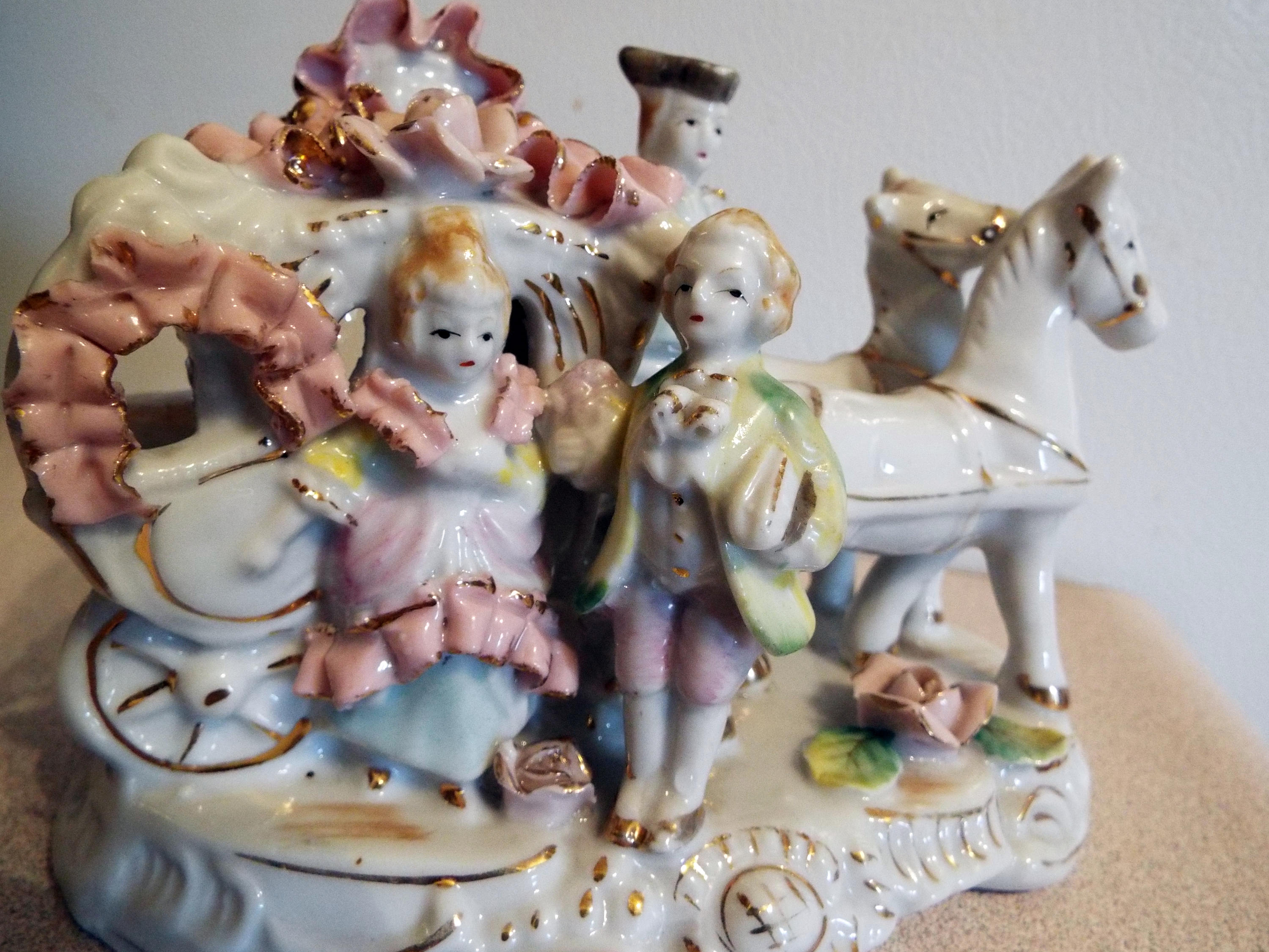 Bone China Carriage Hand Painted Royal Japan - Etsy