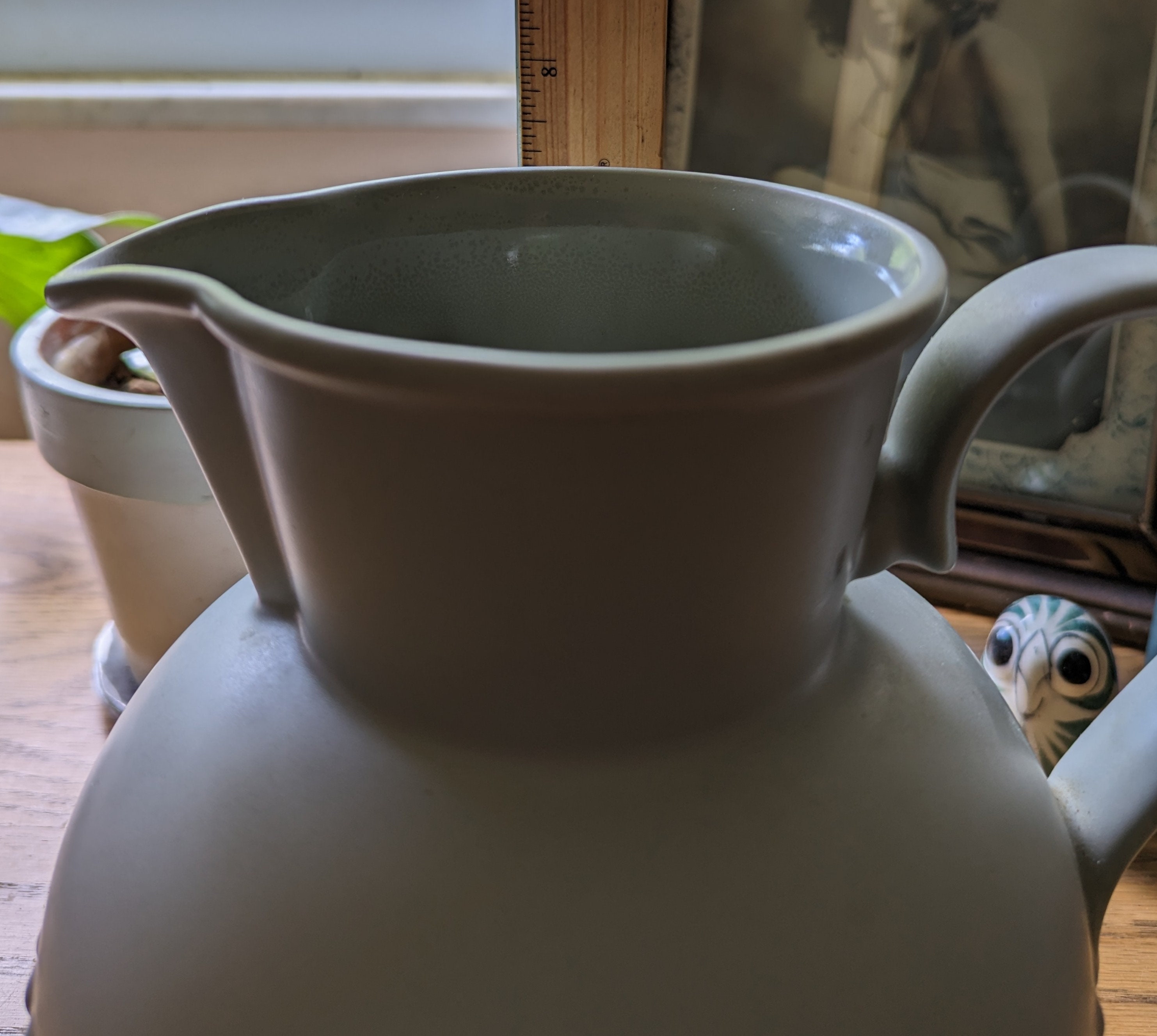 Dansk Rondure Sage Pottery Pitcher Designed by Niels Refsgaard - Etsy