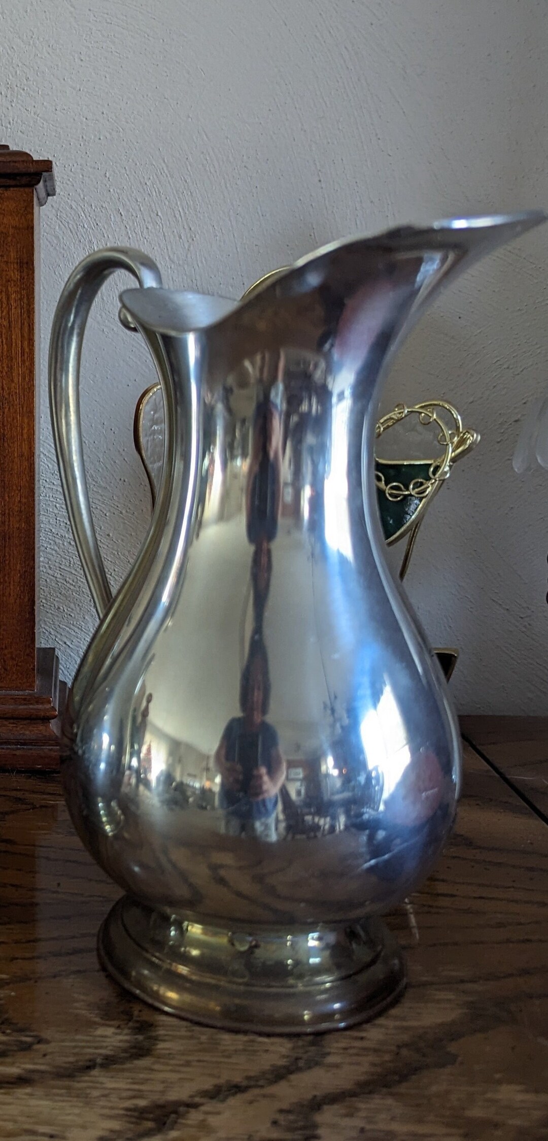 Kirk Stieff Polished Pewter Water Pitcher - Etsy