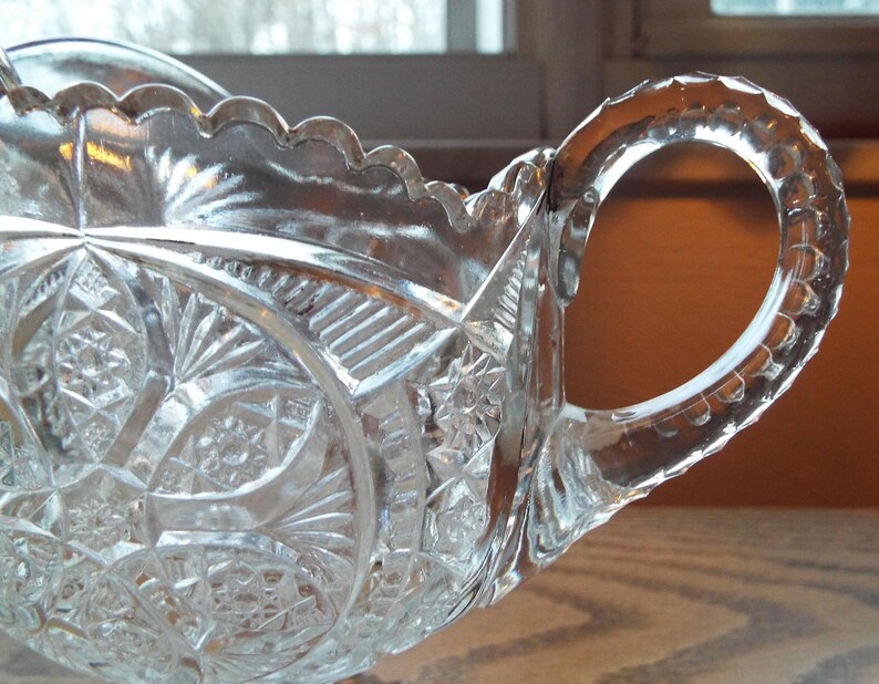 Vintage Indiana Glass EAPG Creamer | Etsy