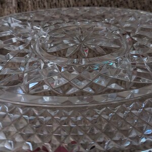 OLIVIA Fine Full Lead Glass Crystal Oval Serving Dish Western Germany ...