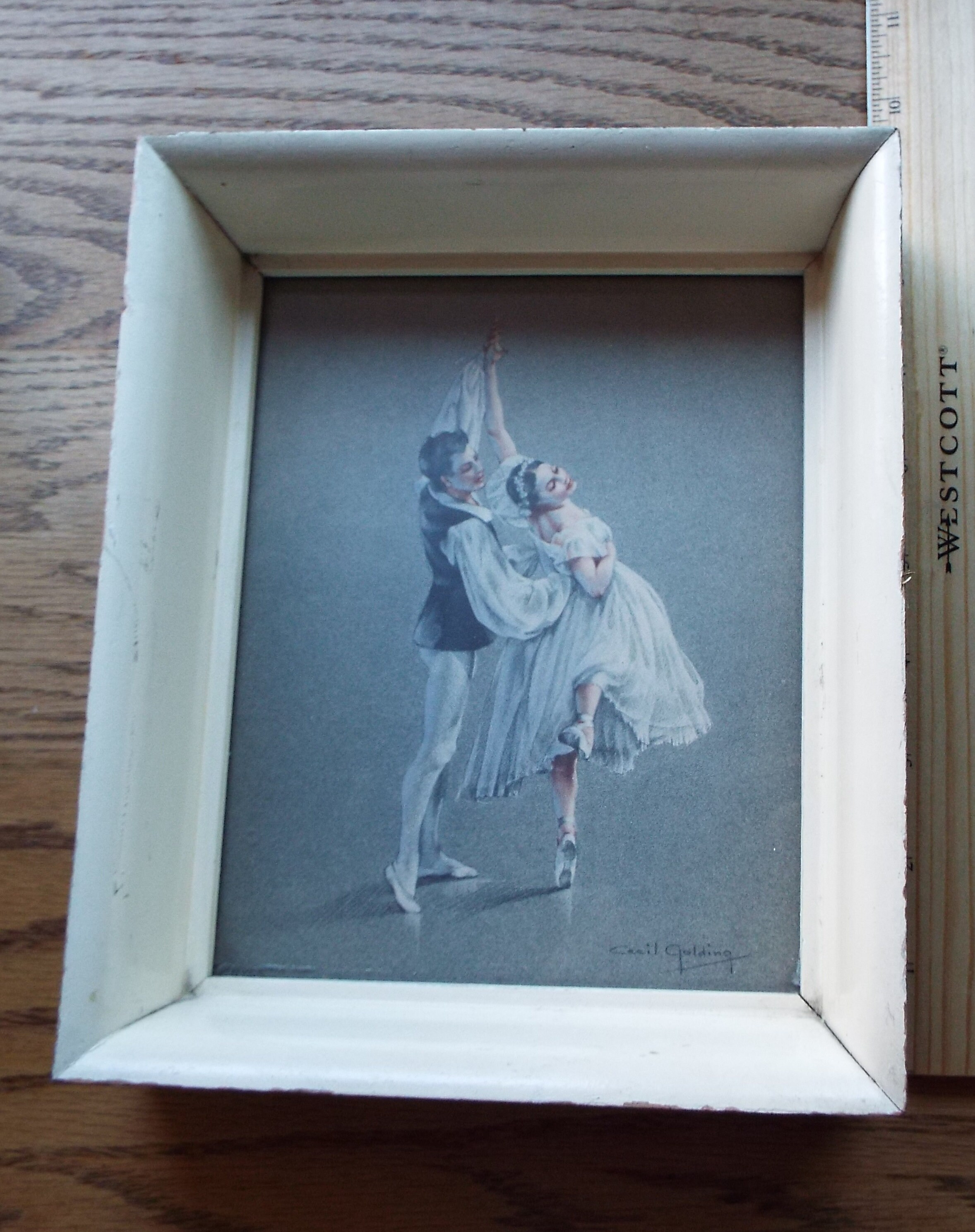 Vintage Framed Print by Artist Cecil Golding rapture Ballet Dancers - Etsy