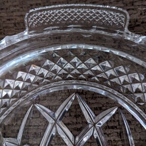 OLIVIA Fine Full Lead Glass Crystal Oval Serving Dish Western Germany ...