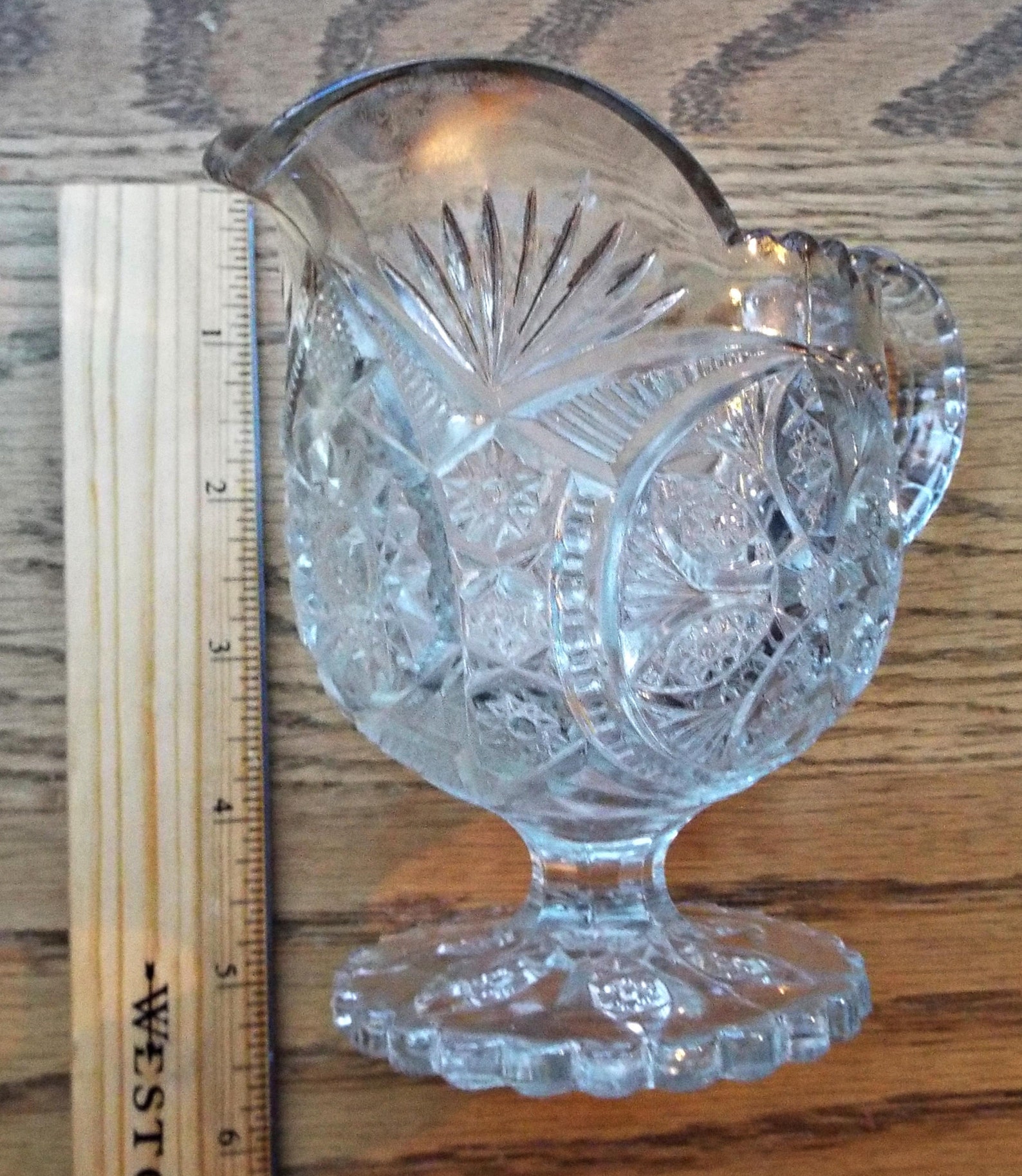 Vintage Indiana Glass EAPG Creamer | Etsy