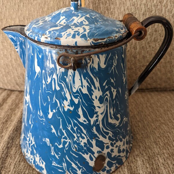 Enamel Coffee Pot - Etsy