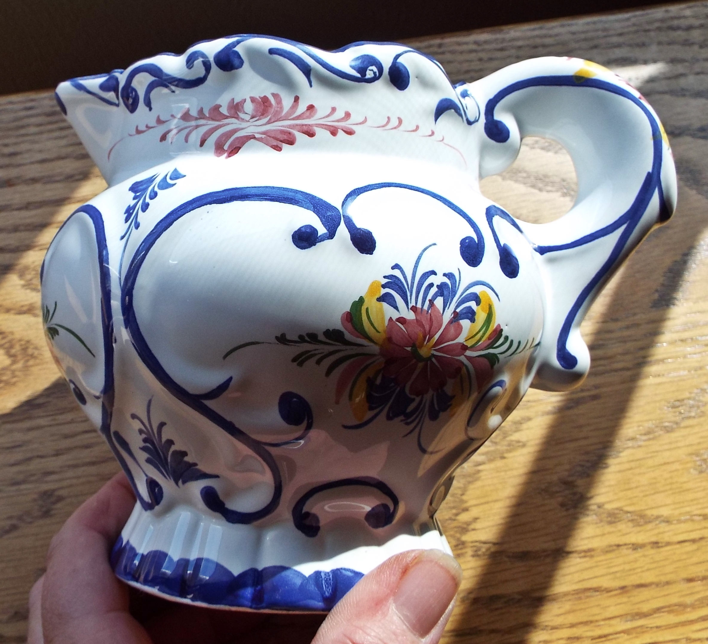 Vintage RC CL Ceramic Pitcher Made in Portugal - Etsy