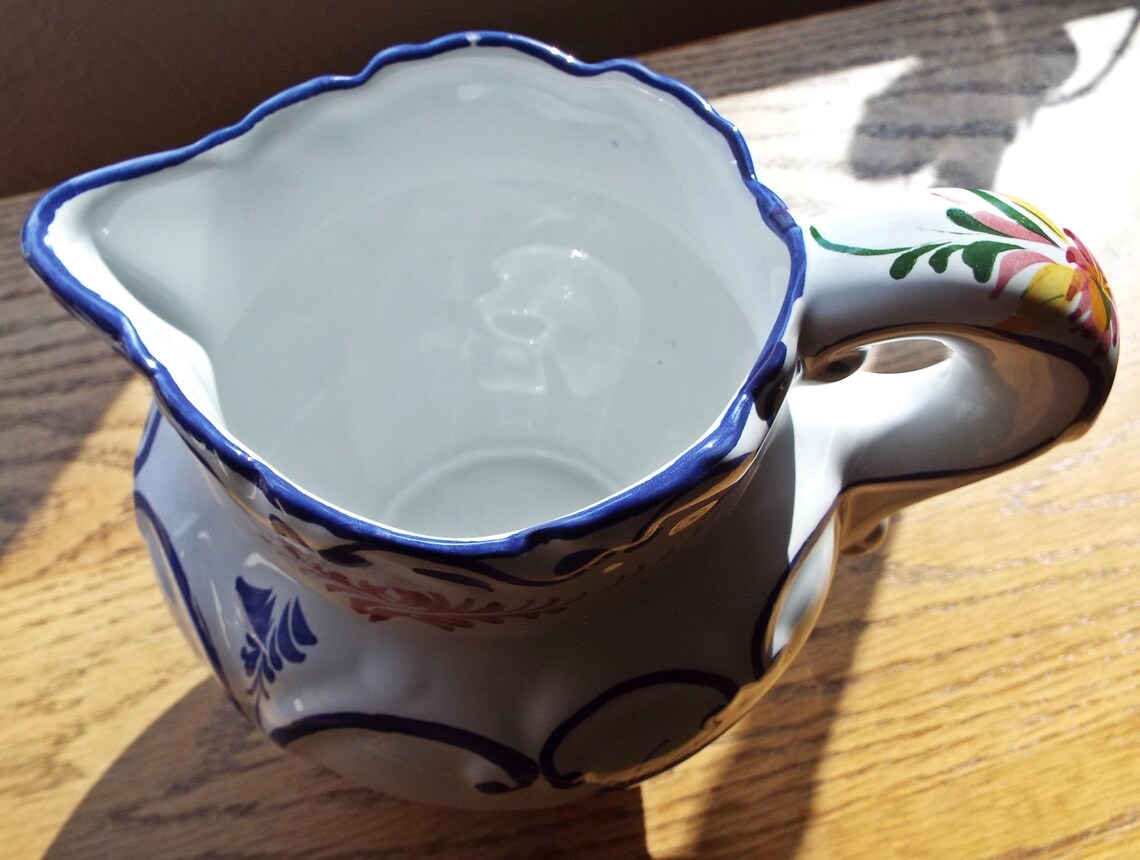 Vintage RC CL Ceramic Pitcher Made in Portugal | Etsy