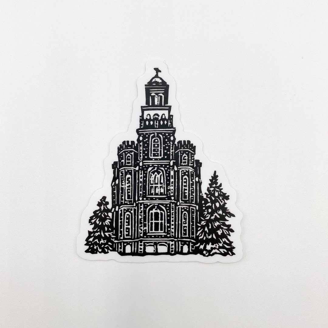 Logan LDS Temple Vinyl Sticker - Etsy