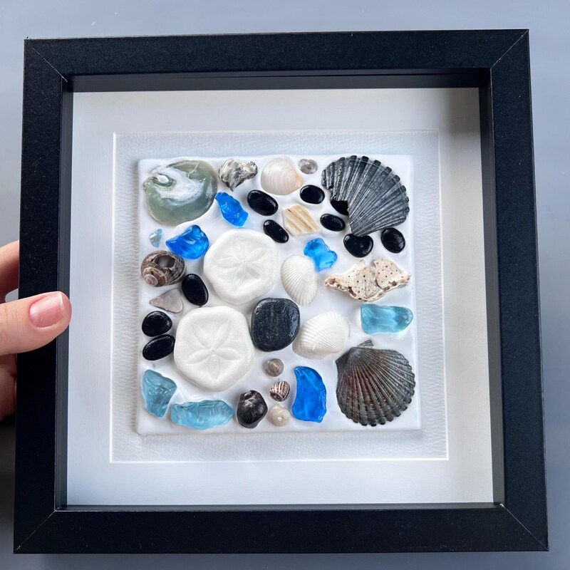 Shell Art Shadow Box - Etsy