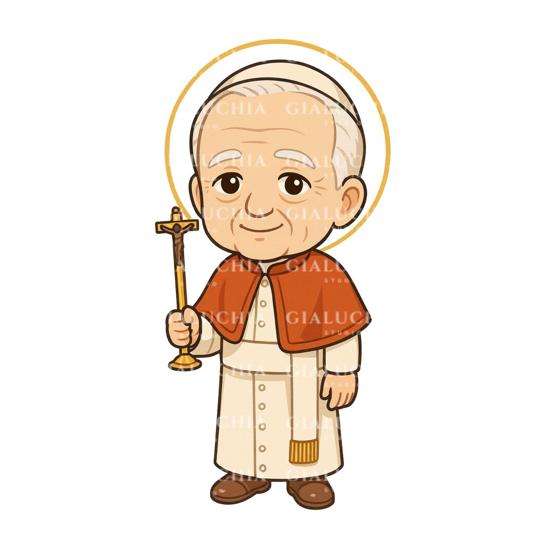 Pope Leo XIV Clipart: Catholic Church Digital Art (PNG) - Etsy