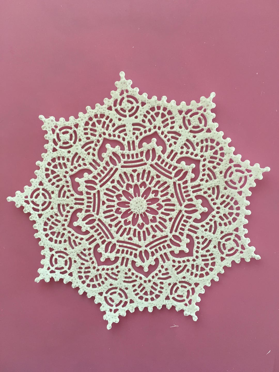 Edible Sugar Lace Large Doilies, for Cakes, Cupcakes, Cookies, Cocoa ...