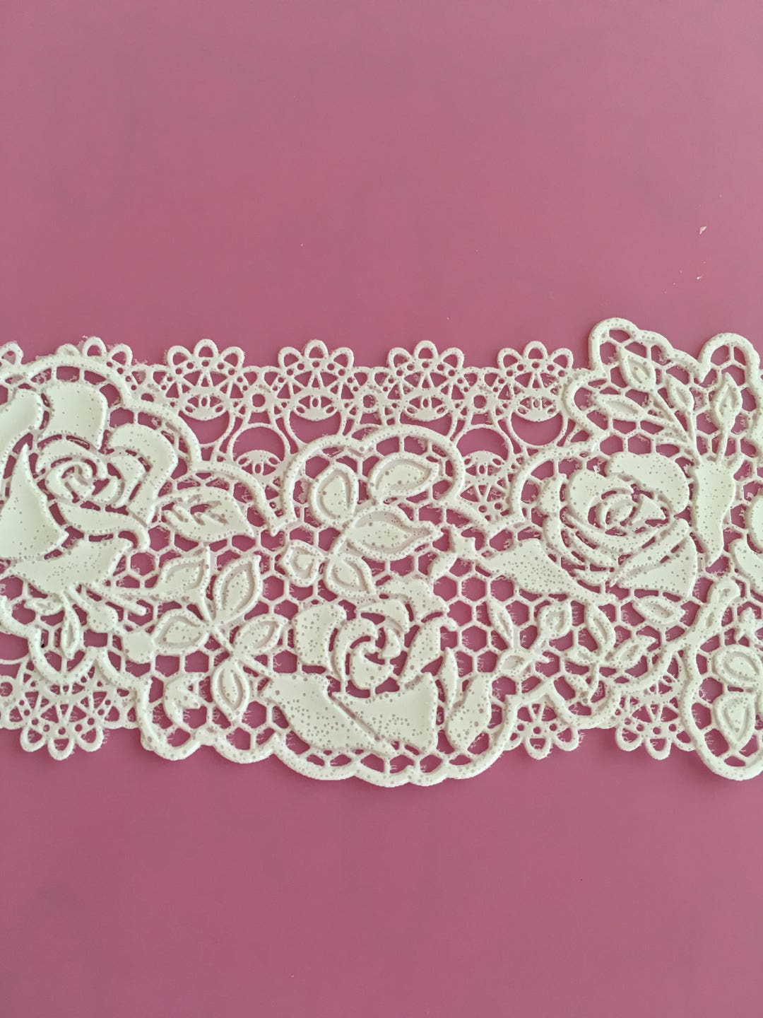 Edible Lace, Cake Lace "roses" Design Rose Wedding - Vintage, Antique ...