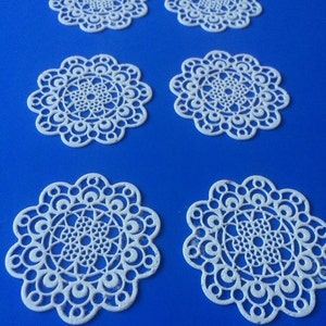 Tea Doilies, Tea Doily, Edible Sugar Lace Doilies, for Cakes, Cupcakes ...