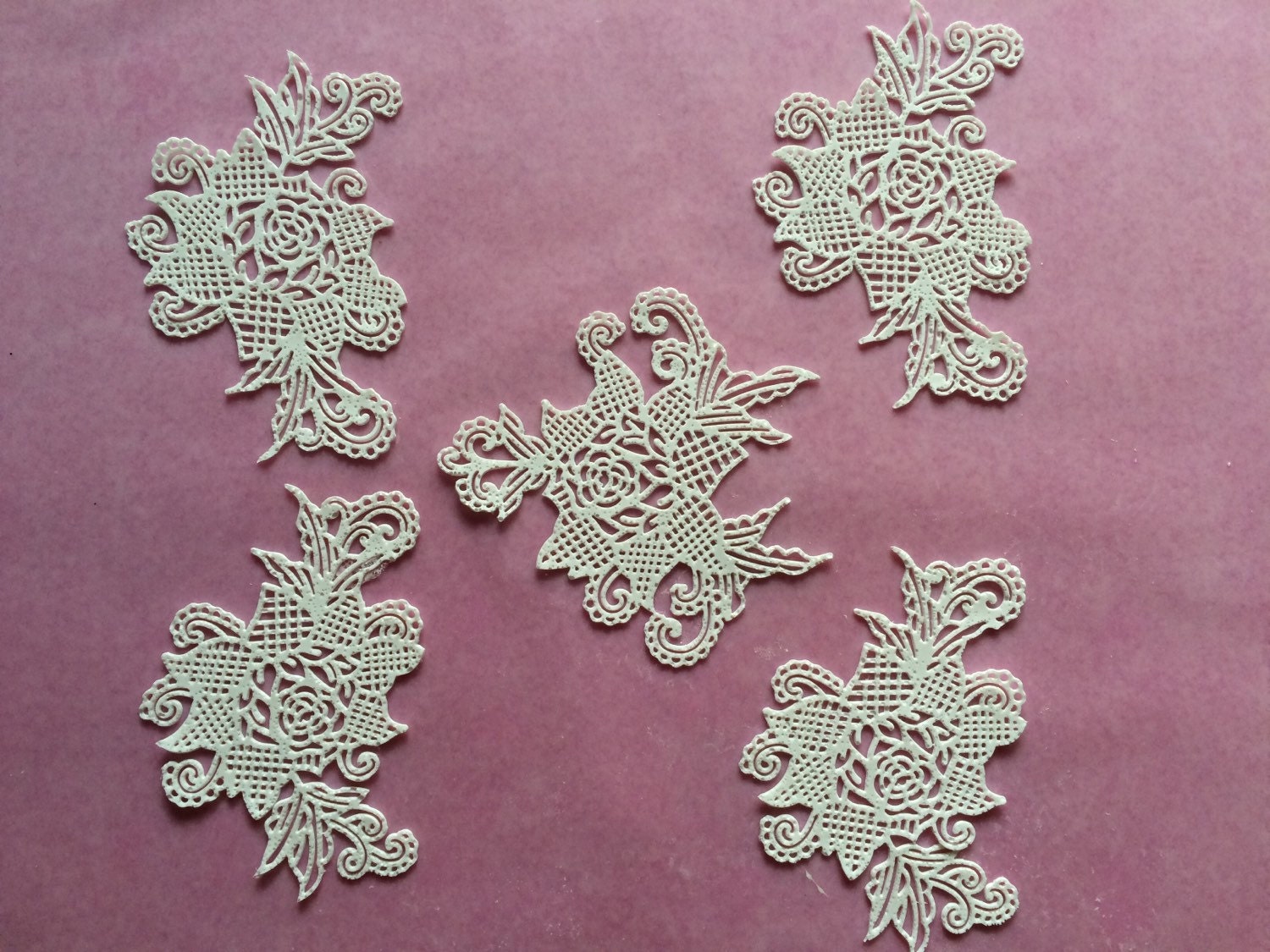 Edible Sugar Lace for Cakes Cupcakes Cookies in the | Etsy