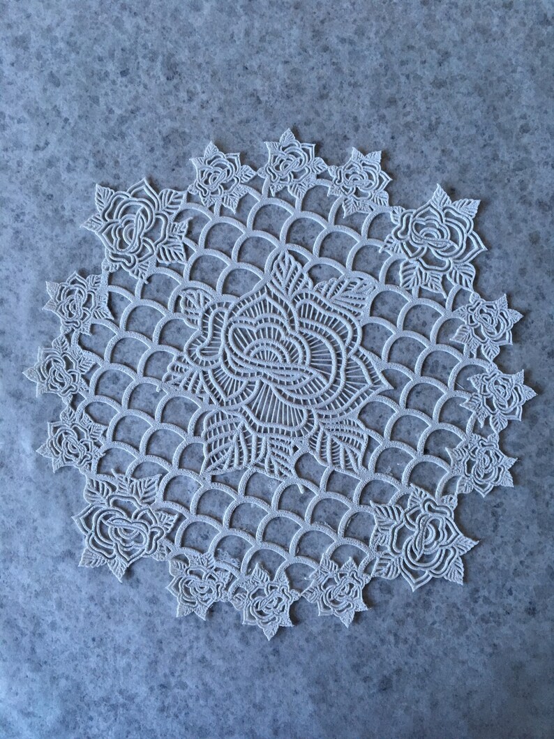 Edible Lace, Cake Topper, Cake Lace, Doily, Rose Doilies, - Etsy