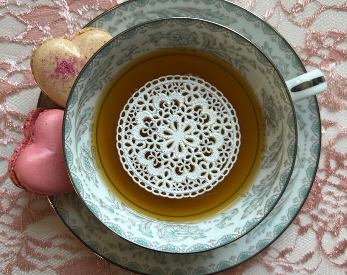 Edible Sugar Tea Doilies, Also for Cakes, Cupcakes, Cookies in the ...