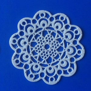 Tea Doilies, Tea Doily, Edible Sugar Lace Doilies, for Cakes, Cupcakes ...
