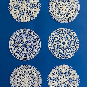 Edible Sugar Tea Doilies, Also for Cakes, Cupcakes, Cookies in the ...