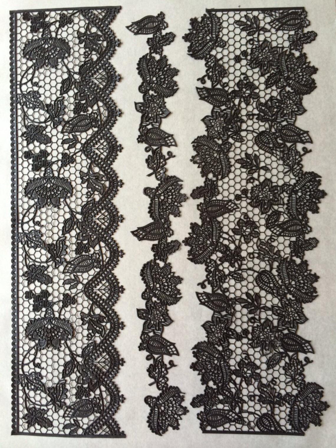 Cake Lace, Edible Lace, Sugar Lace, Custom Colors Available, 3D Edible ...