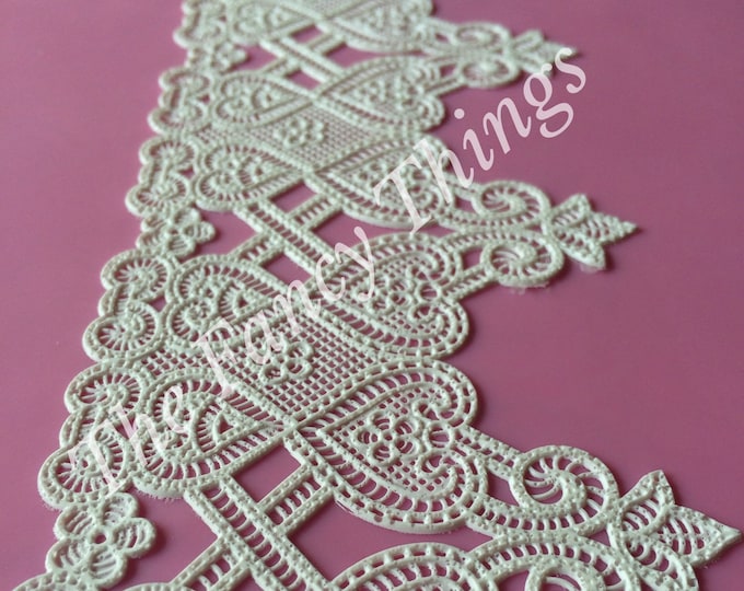 Edible Lace- 3D Sugar Lace Antique Renaissance Design - Etsy