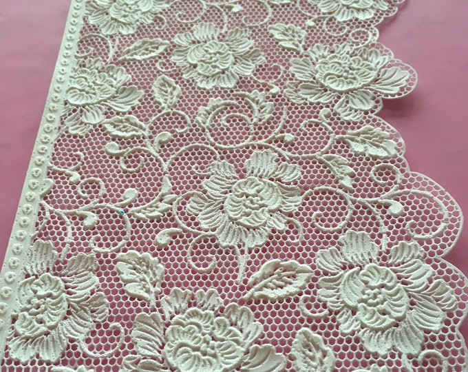 Delicate, Edible Lace, Sugar Lace, Cake Lace, Vintage Madame Butterfly ...