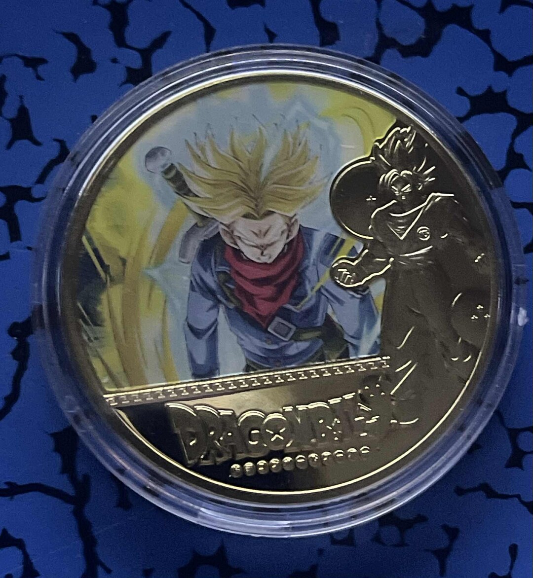 Trunks Super Saiyan Collectible Anime Coin: Rare DBZ Token Memorabilia ...