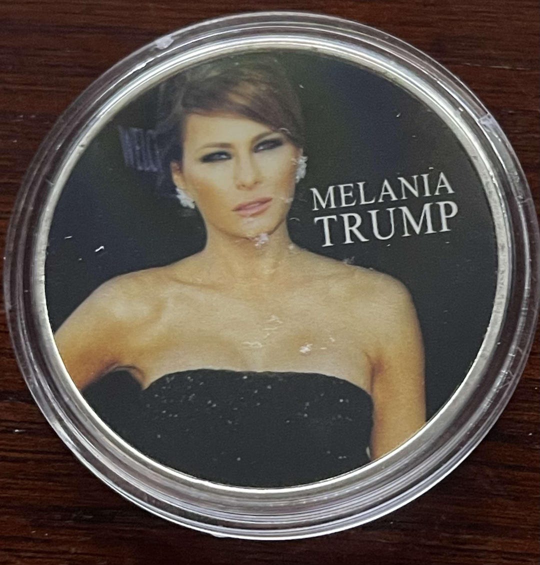 Melania Trump First Lady Commemorative Challenge Coin - Supermodel ...