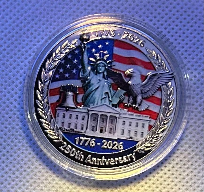 250th Anniversary Commemorative Coin – Liberty Bell Patriotic ...