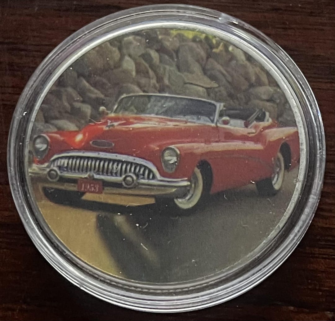 Collectible Vintage Car Challenge Coin Medal Collectible - Etsy