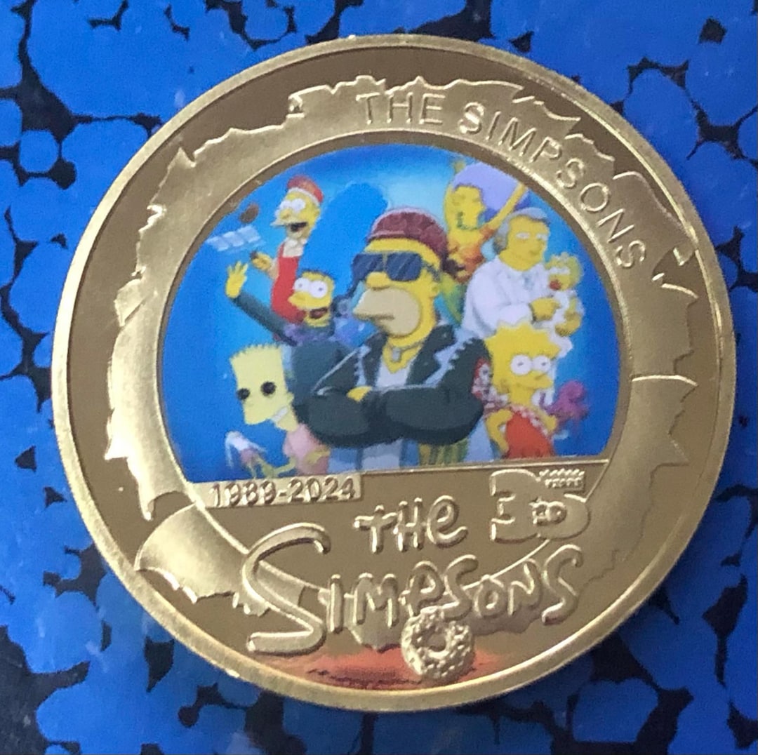 The Simpsons 1989–2024 Collectible Coin | 35th Anniversary ...