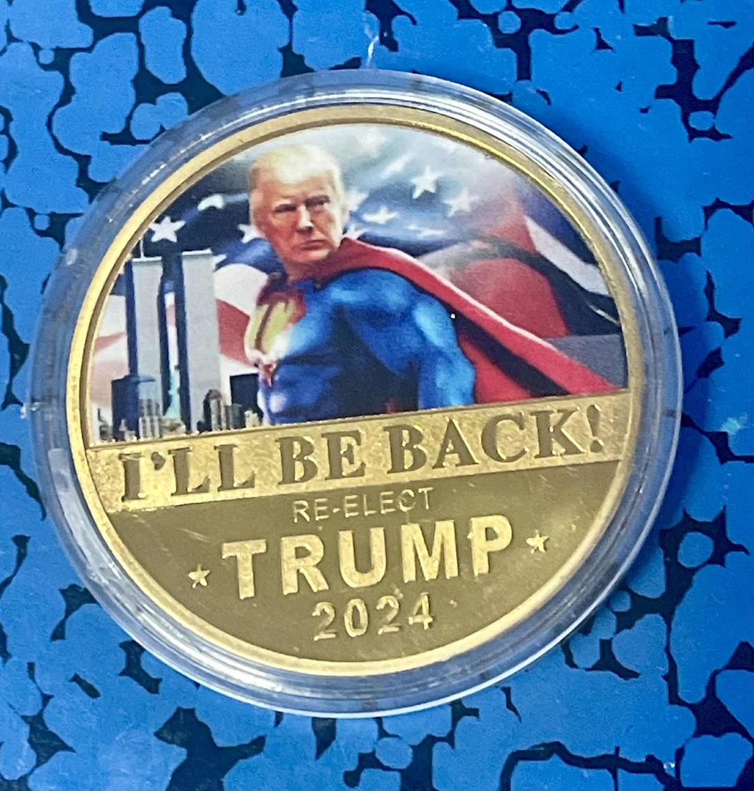 Upatriotic 2024 Election Superhero Collectible Coin: Trump Challenge ...