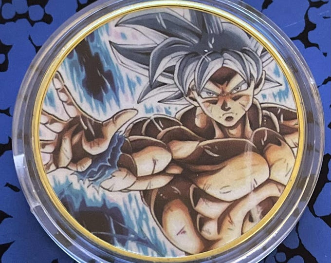 Ultra Instinct Goku Coin – Dragon Ball Super Collectible Challenge Coin ...