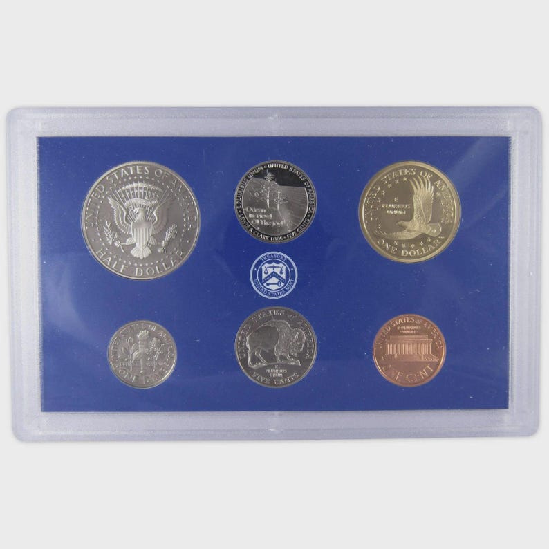 2005 US Mint Proof Set State Quarters Westward Journey Nickels COA Coin ...