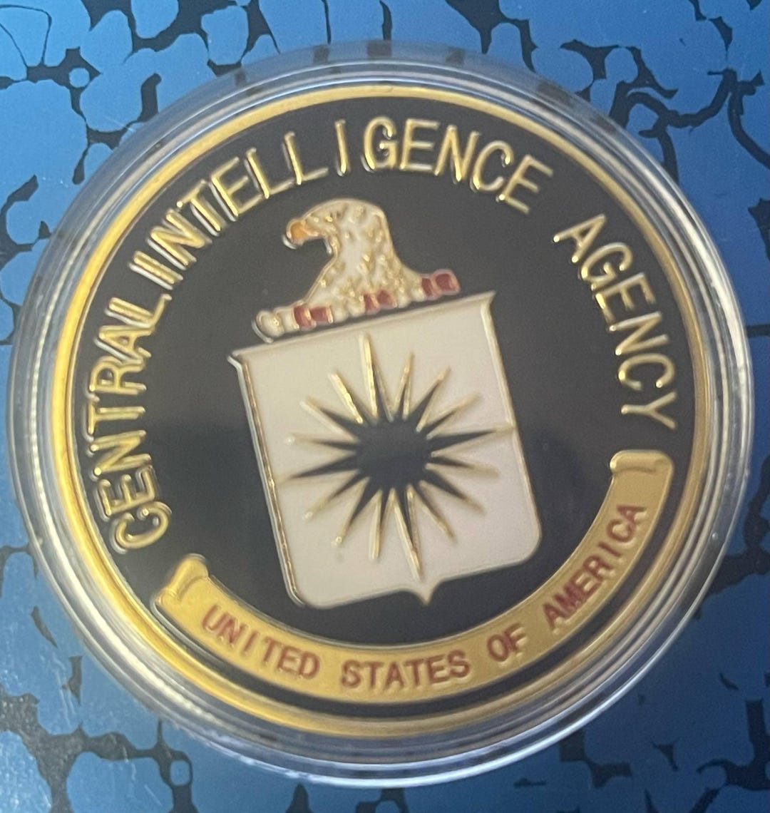 CIA Challenge Coin: Collectible Great Seal & Central Intelligence ...