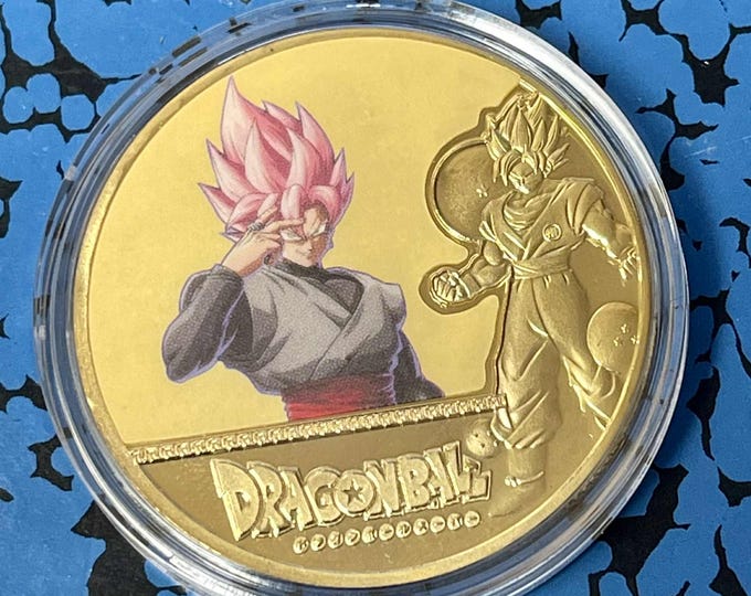 Dragon Ball Z Goku Black Rose Collectible Coin – DBZ Limited Edition ...