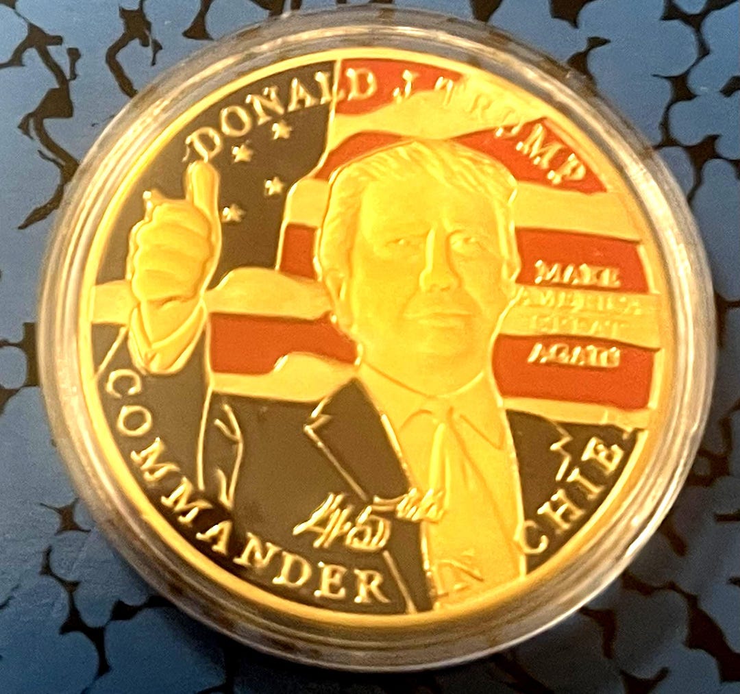 Udonald Trump Presidential Challenge Coin: Commemorative Medallion ...