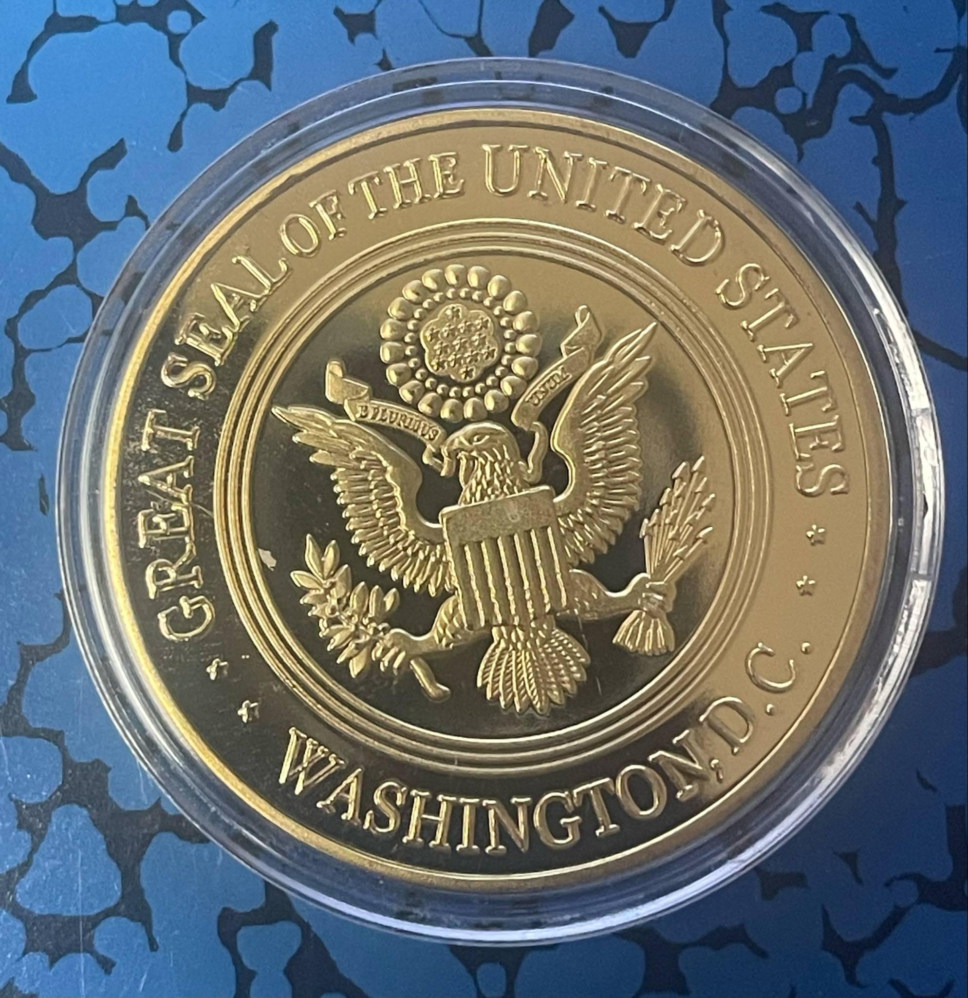 CIA Challenge Coin: Collectible Great Seal & Central Intelligence ...