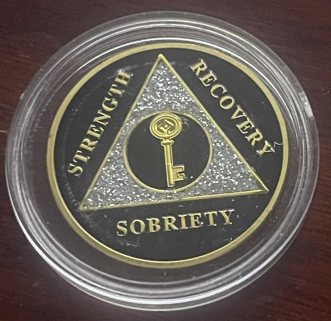 AA Sobriety Coin AA Recovery Coin Medallion Chips Sober - Etsy