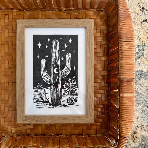 Handpressed Linocut - Etsy