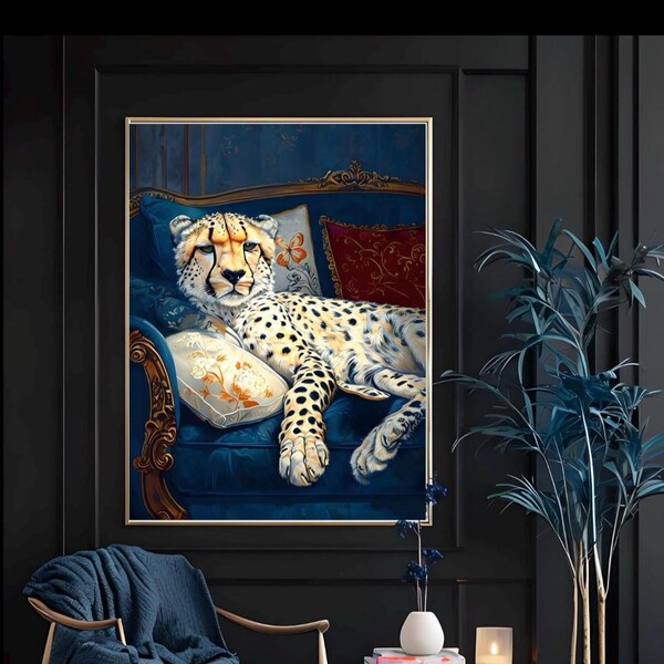 Cheetah Couch - Etsy