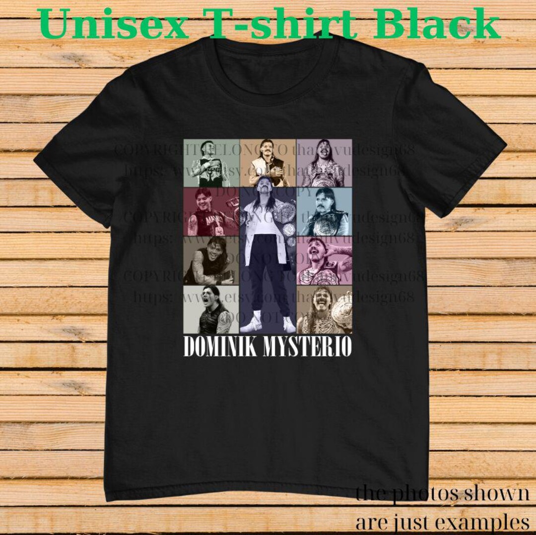 Dominik Mysterio Shirt Eras Tour Style T-shirt, Wrestling Fan Gift ...
