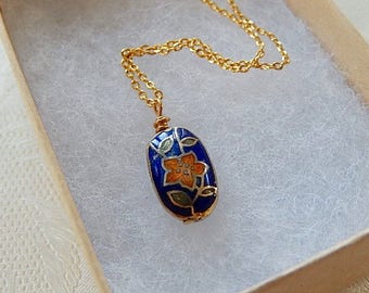 Cloisonne jewelry | Etsy